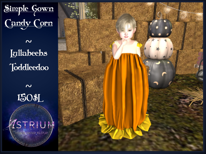Second Life Marketplace - Astrium - Gown - Candy Corn